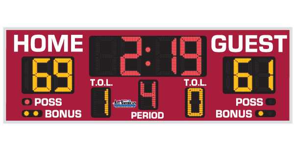 Scoreboard: 8209 - All American Scoreboards