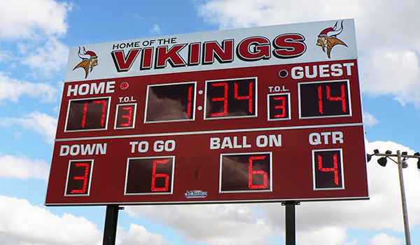 8000 Series Scoreboards - All American Scoreboards