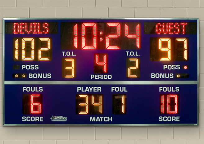 Electronic Message Centers - All American Scoreboards