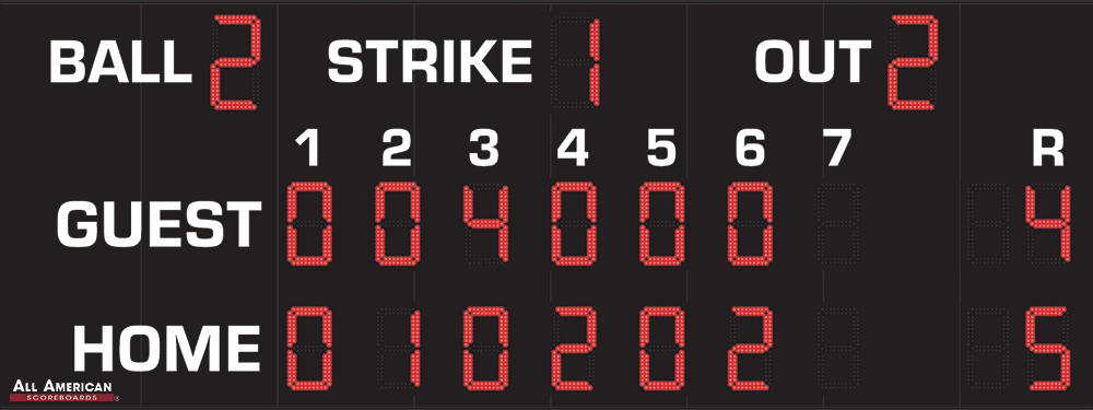 Scoreboard: BA9167 - All American Scoreboards