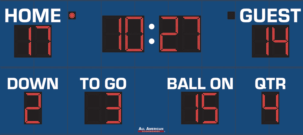 Scoreboard: FB9184 - All American Scoreboards